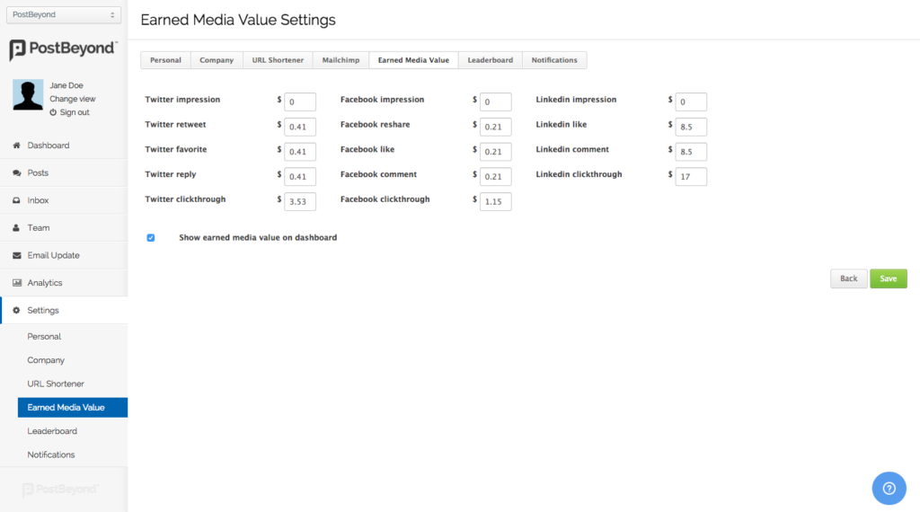 Earned Media Value & Employee Advocacy